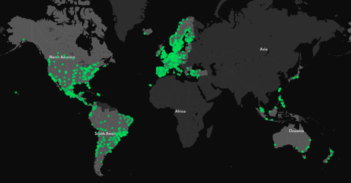 Spotify's Epic World Musical Map